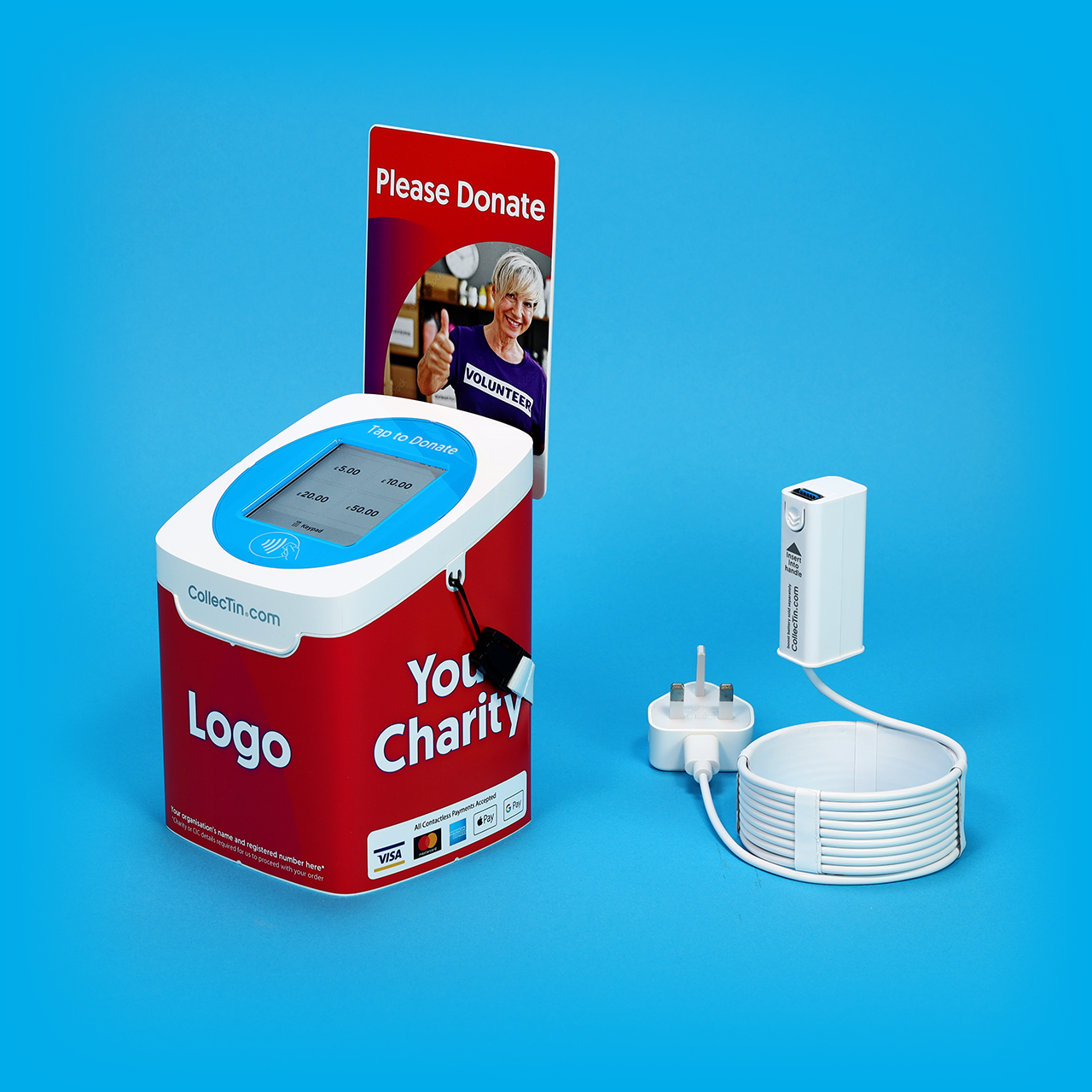 CollecTin Solo with SumUp Reader for UK Charities